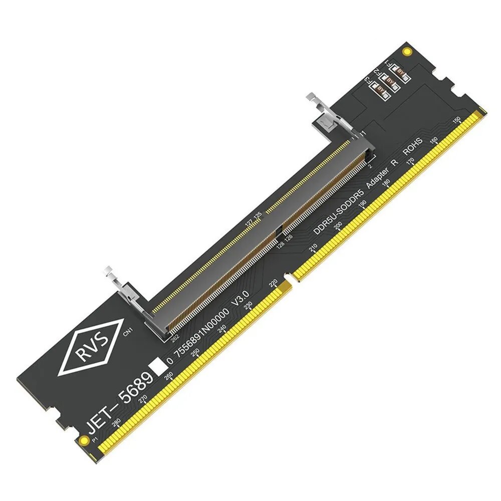 Адаптер Для Проверки Памяти DDR5 Для Ноутбука На SO DDR5 UDIMM, Конвертер DDR В DDR5 UDIMM Для Настольных Компьютеров