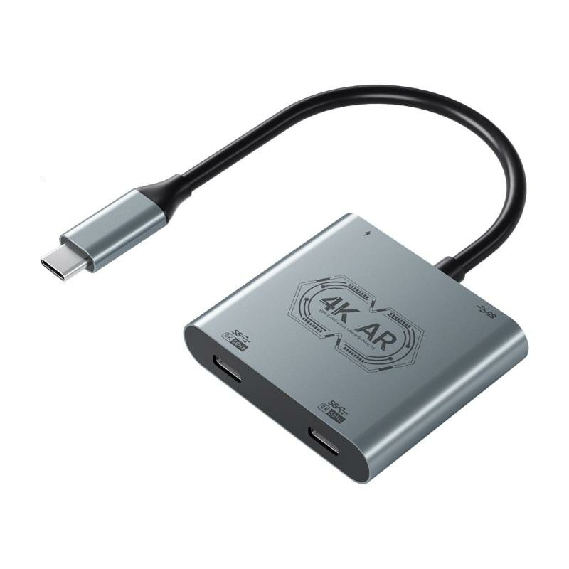 Алюминиевый USB-C хаб для быстрой зарядки