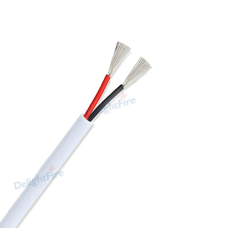 Провод 26AWG 2 core, 10M, белый