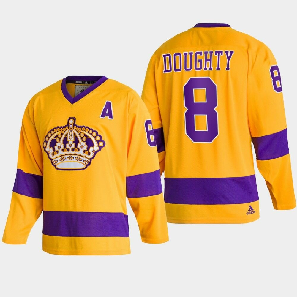 NHL джерси хоккейная Лос-Анджелес Кингз Los Angeles Kings Hockey Jersey 8 Drew Doughty игровая форма номер 8 хоккейный свитер