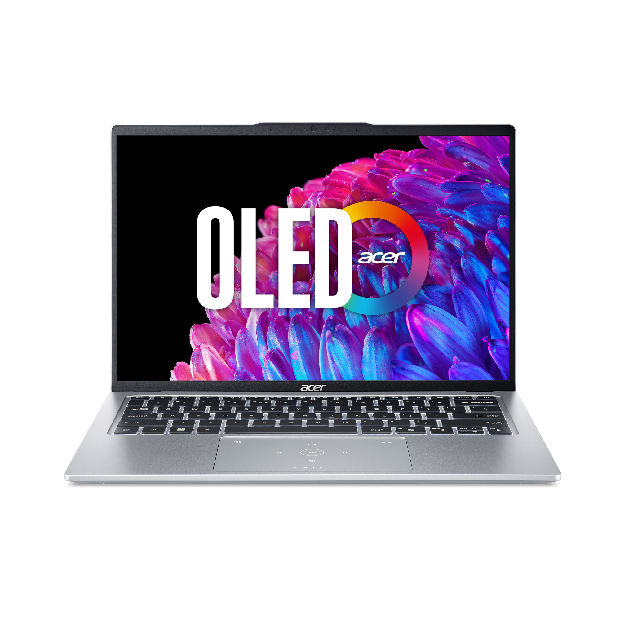 Ноутбук Acer Swift Go 14 SFG14-73-56KL (Ultra 5 125H, 16ГБ, 512 ГБ, Intel Arc, 14" 2.8K 90Гц OLED, noOS NX. KY7ER.001