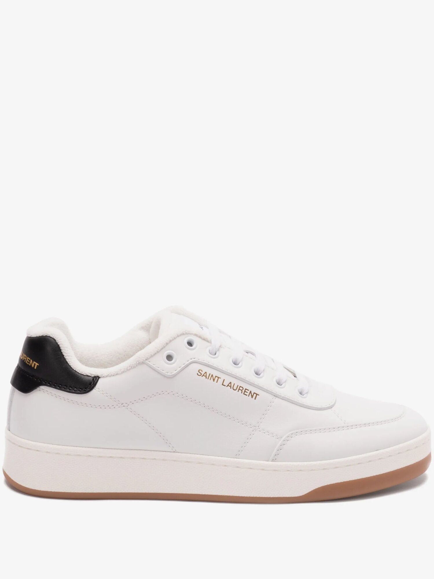 Кроссовки Yves Saint Laurent SL/61, размер 45, бежевый/белый