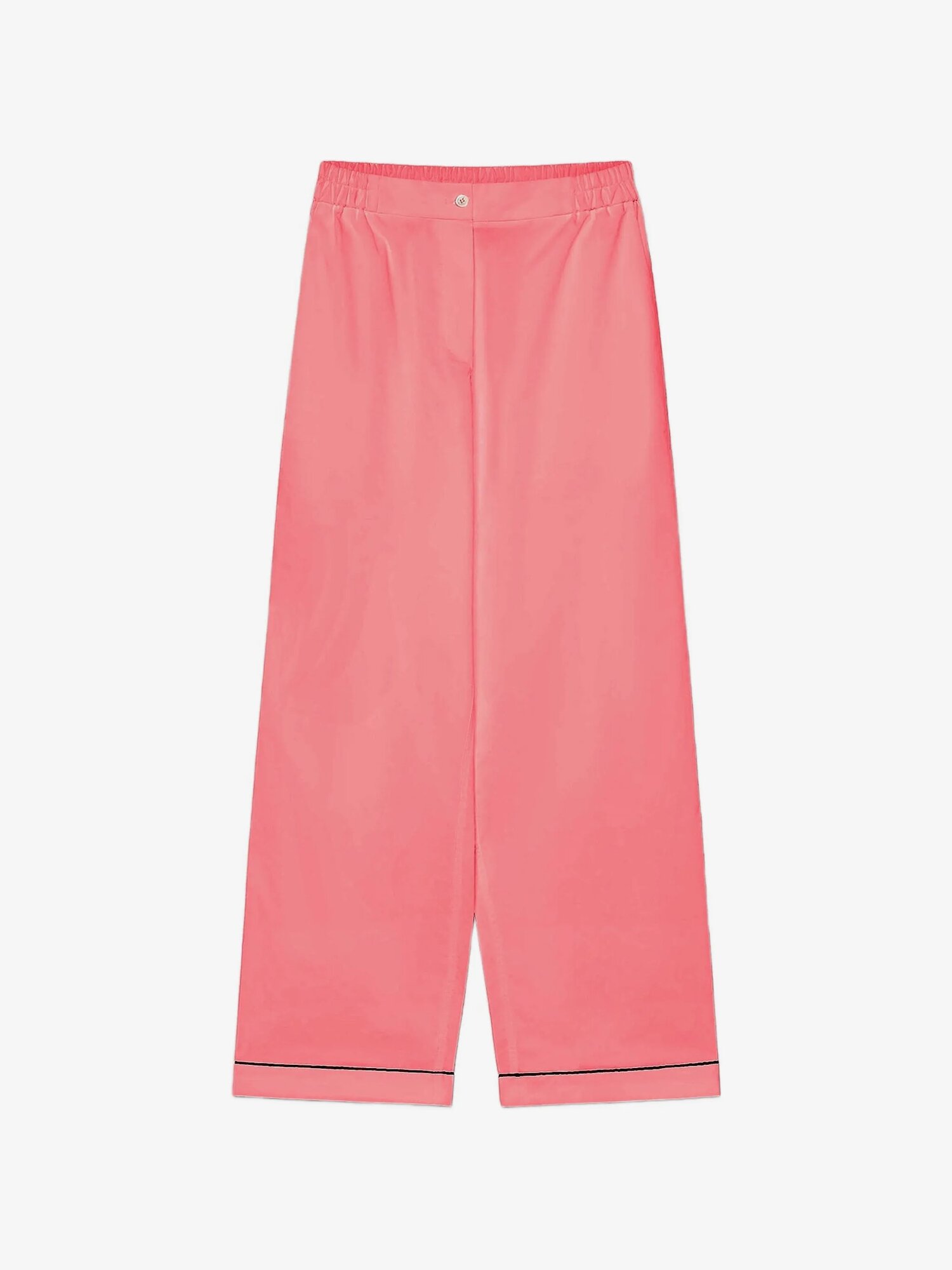 Брюки Forte Forte Elasticated-waistband piped-trim palazzo trousers