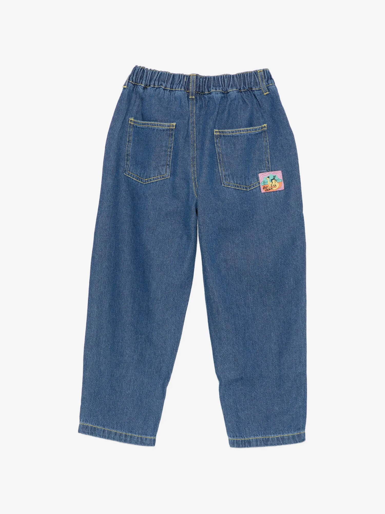 Джинсы BOBO CHOSES Elasticated-waistband jeans, размер 98, синий — фото 1