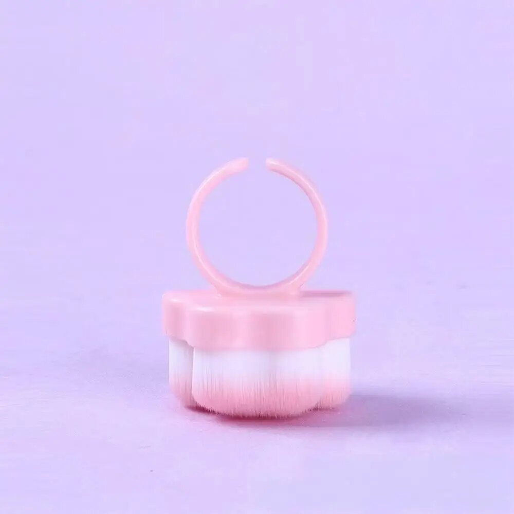 Кисть для макияжа "Кошачья лапка", Pink