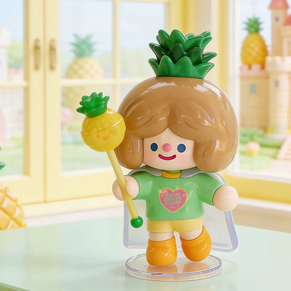 Коллекционная фигурка RiCO Happy Supermarket Series: Король ананаса, 1 шт, декор для стола для девочек