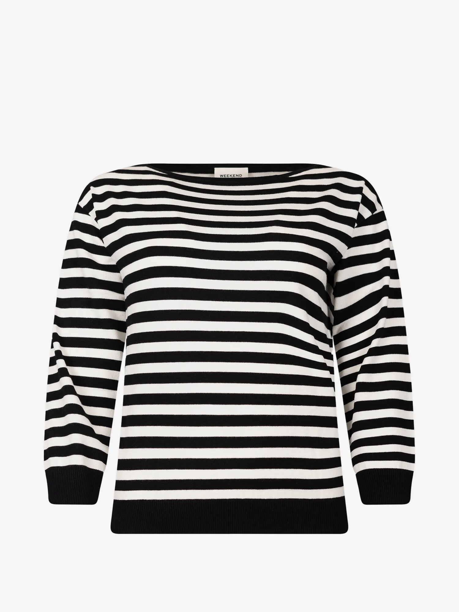 Свитер Striped boat-neck sweater