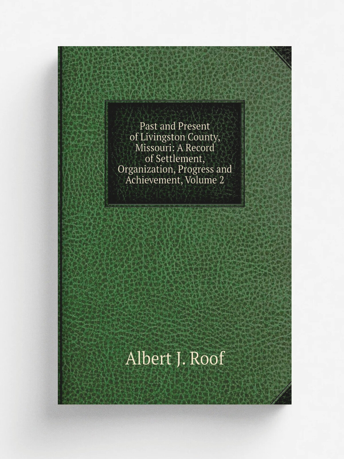Past and Present of Livingston County, Missouri: A Record of Settlement, Organization, Progress and Achievement, Volume 2