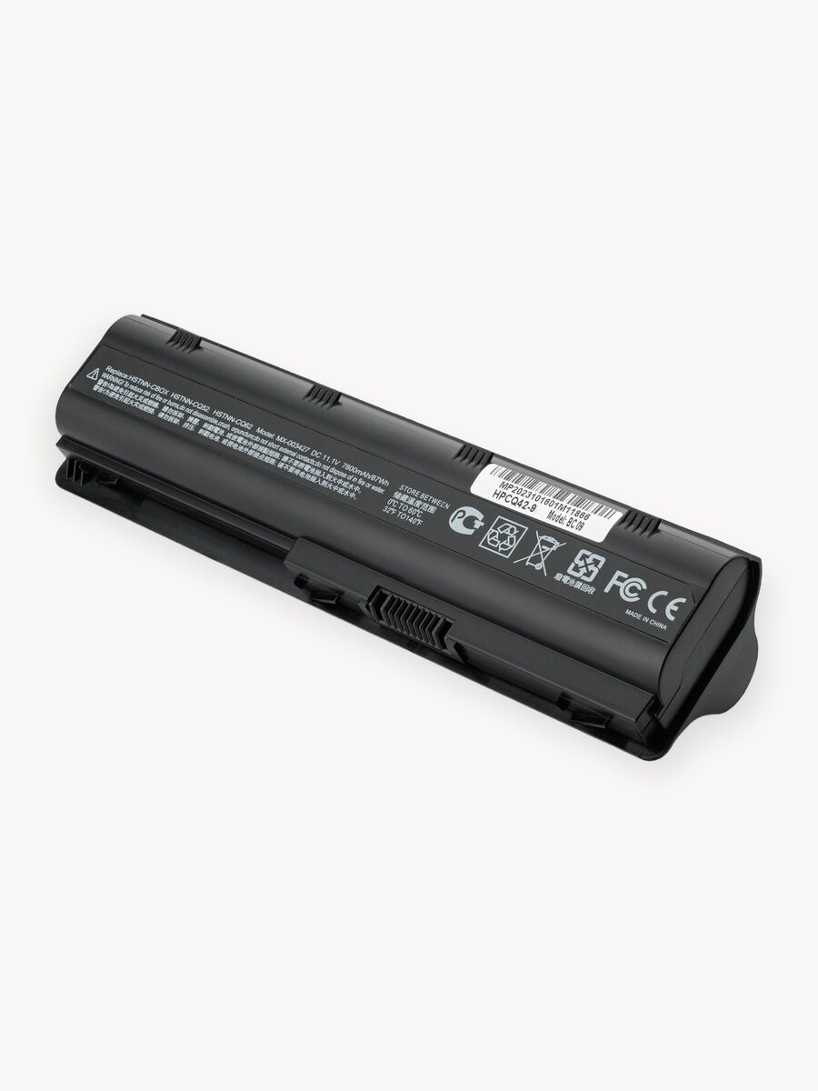 Аккумулятор (увеличенная емкость) для HP MU06 / 593553-001 / G62 / HSTNN-LB0W / HSTNN-F02C / 593562-001 (7800mAh, 11.1V)