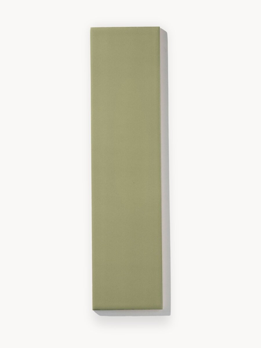 Керамическая плитка настенная Аник матовая 30х7,5 см 44шт мелкоформатная Йорта авокадо фуэрте, для ванной, кухни, стен