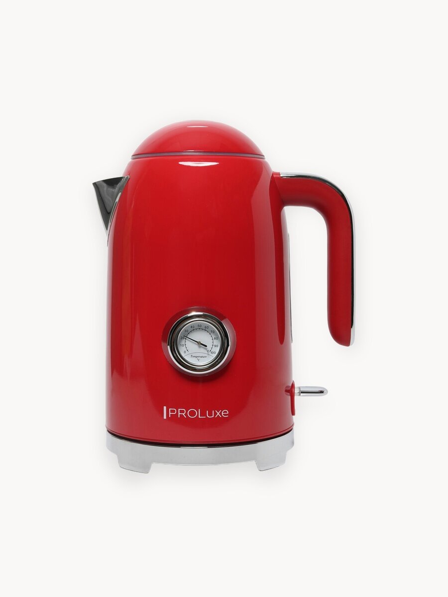 Чайник электрический металлический Stylish PL-WKRED01 1.7 л