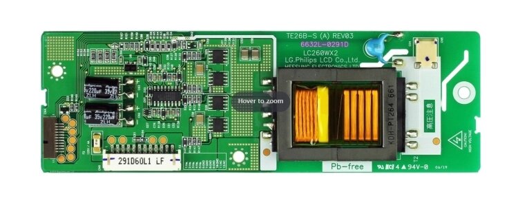 Инвертор 6632L-0291D TE26B-S (A) REV03 LC260WX2 для PHILIPS 26PFL3321S