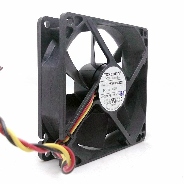 FOXCONN 9025 DC 12V 0.24A PVA092G12M Вентилятор охлаждения