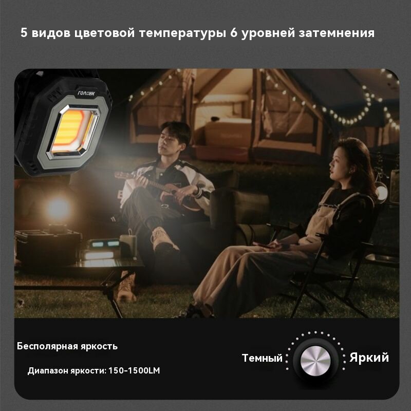 LOVORK Xiaowali наружное освещение 4-го поколения для кемпинга прожектор для кемпинга светло-зеленый — фото 1