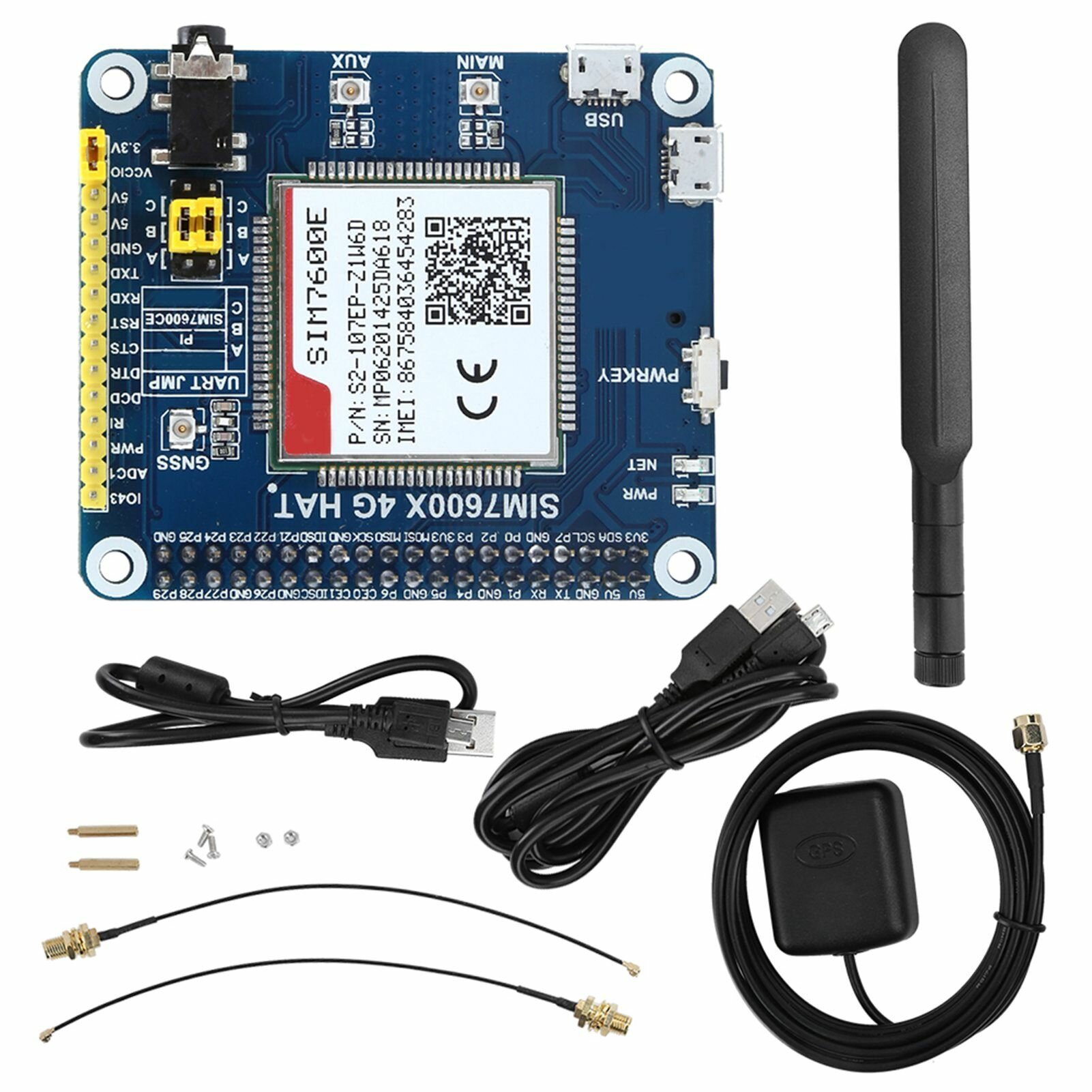 Модуль связи SIM7600E LTE Cat-1/3G/2G с GPS