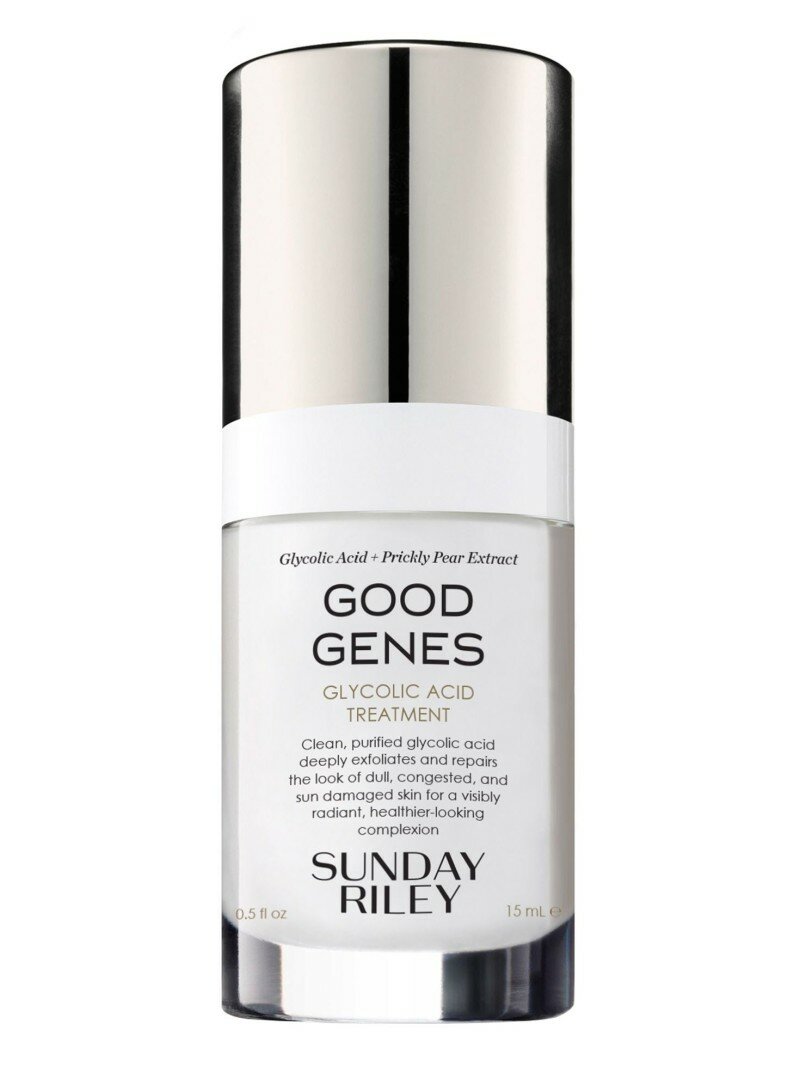 Многоцелевая сыворотка для лица с гликолевой кислотой SUNDAY RILEY GOOD GENES Glycolic Acid Treatment 15ml