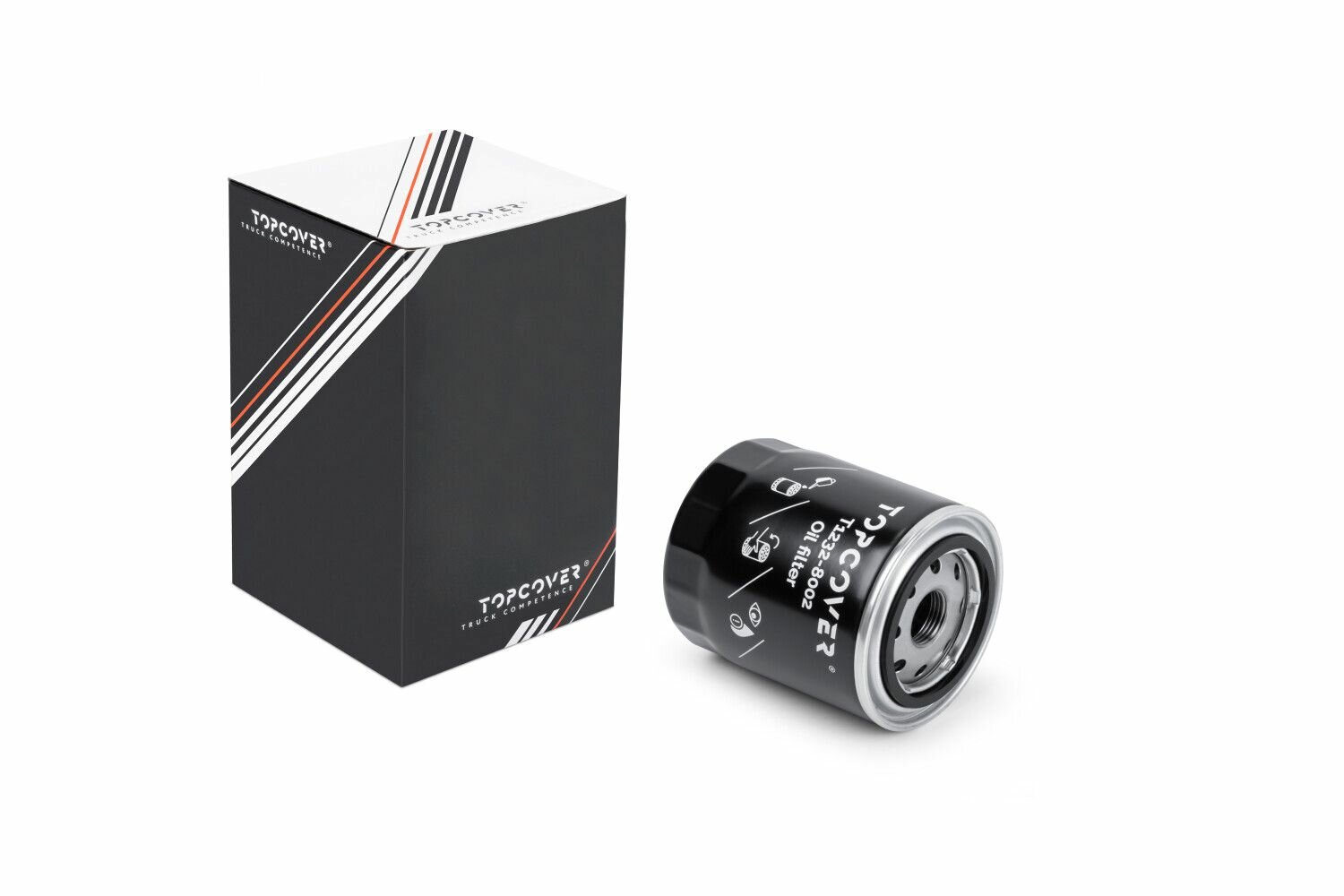 Фильтр масляный, подходит для Foton Auman, T12328002, TOPCOVER