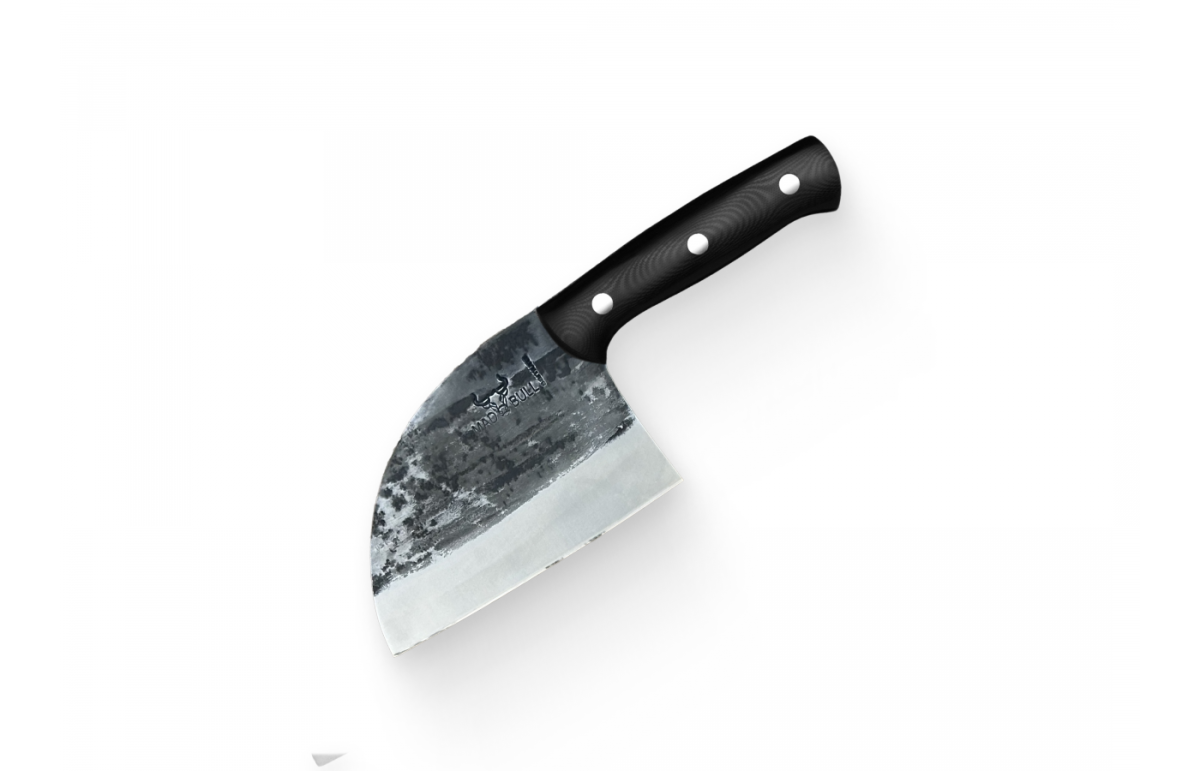 Топорик кухонный малый Samura MAD BULL SMB-0041B 180 мм, чёрный