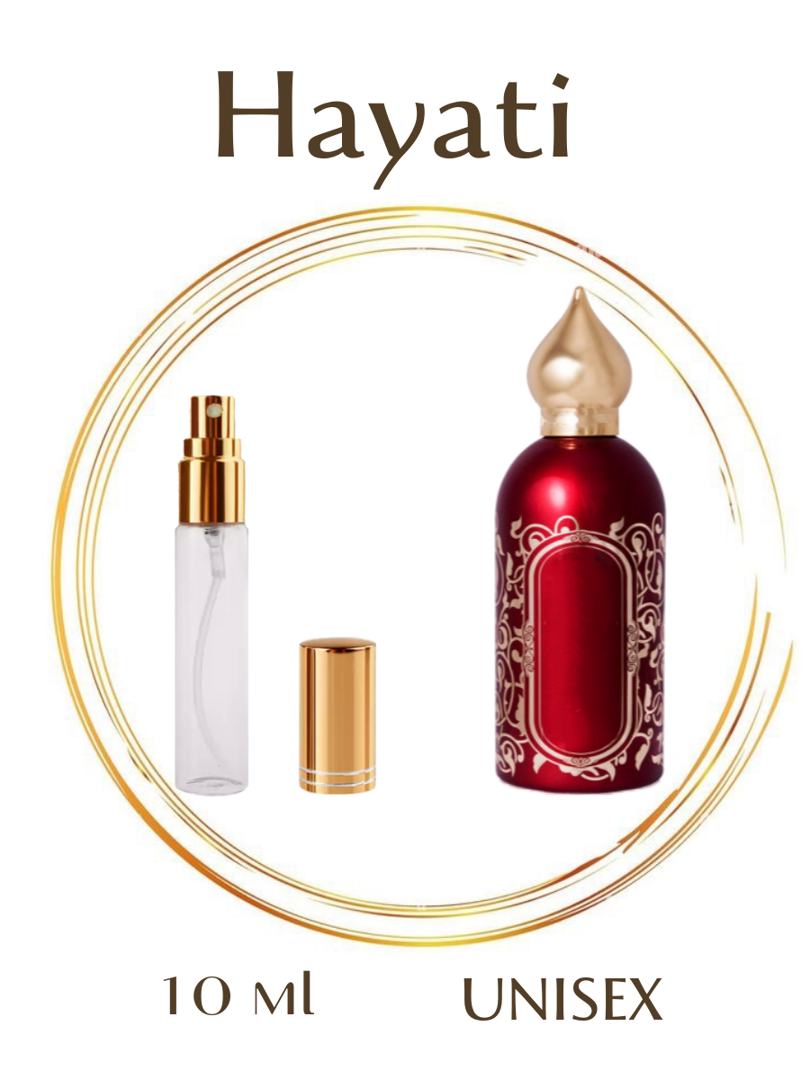 Духи парфюм Hayati спрей 10 мл унисекс, цветочные, фруктовые