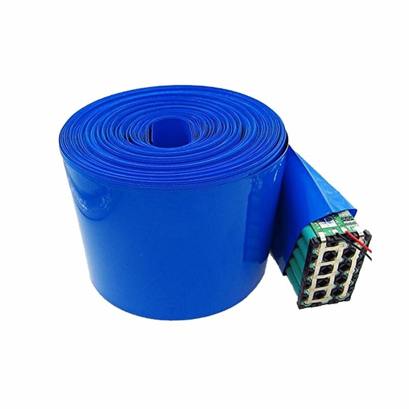 Термоусадочная трубка 70 мм x 2 метр для аккумуляторных батарей, термоусадка, рукав пленка АКБ (длина 2 метр, ширина 70 мм)