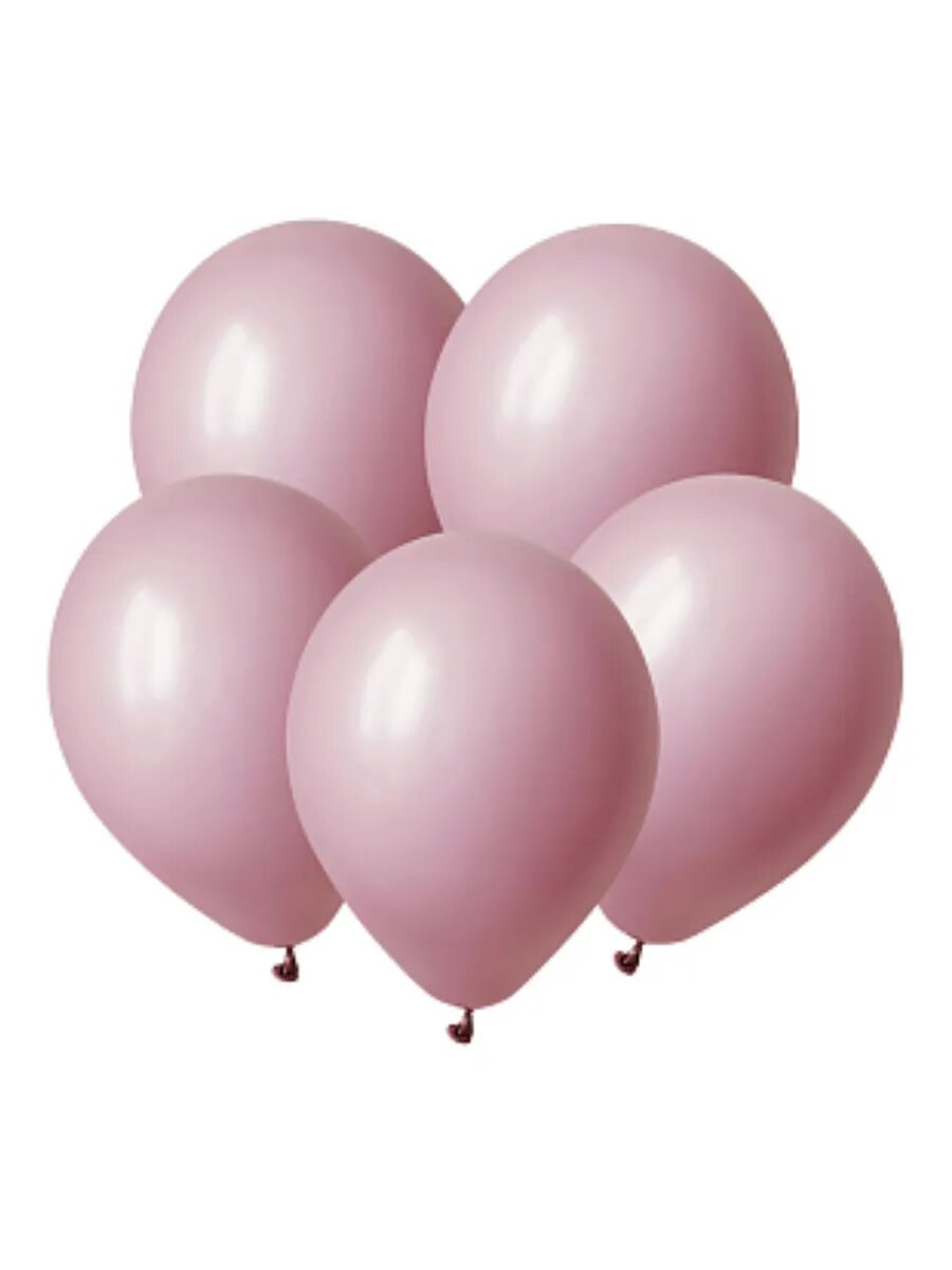 Пыльная роза, Пастель / Dusty Rose, латексный шар (10"/25 см ) 50 шт. / DECOBAL, Вьетнам