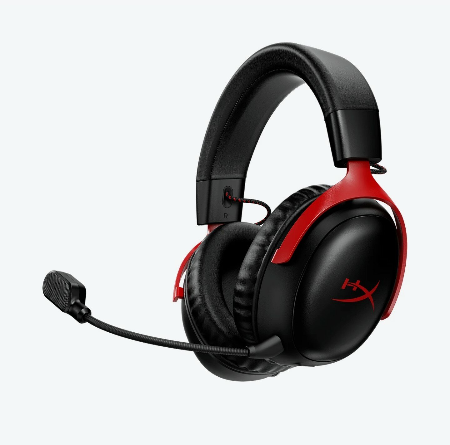 Наушники с микрофоном беспроводные HyperX Cloud III Wireless черный/красный (77Z46AA)