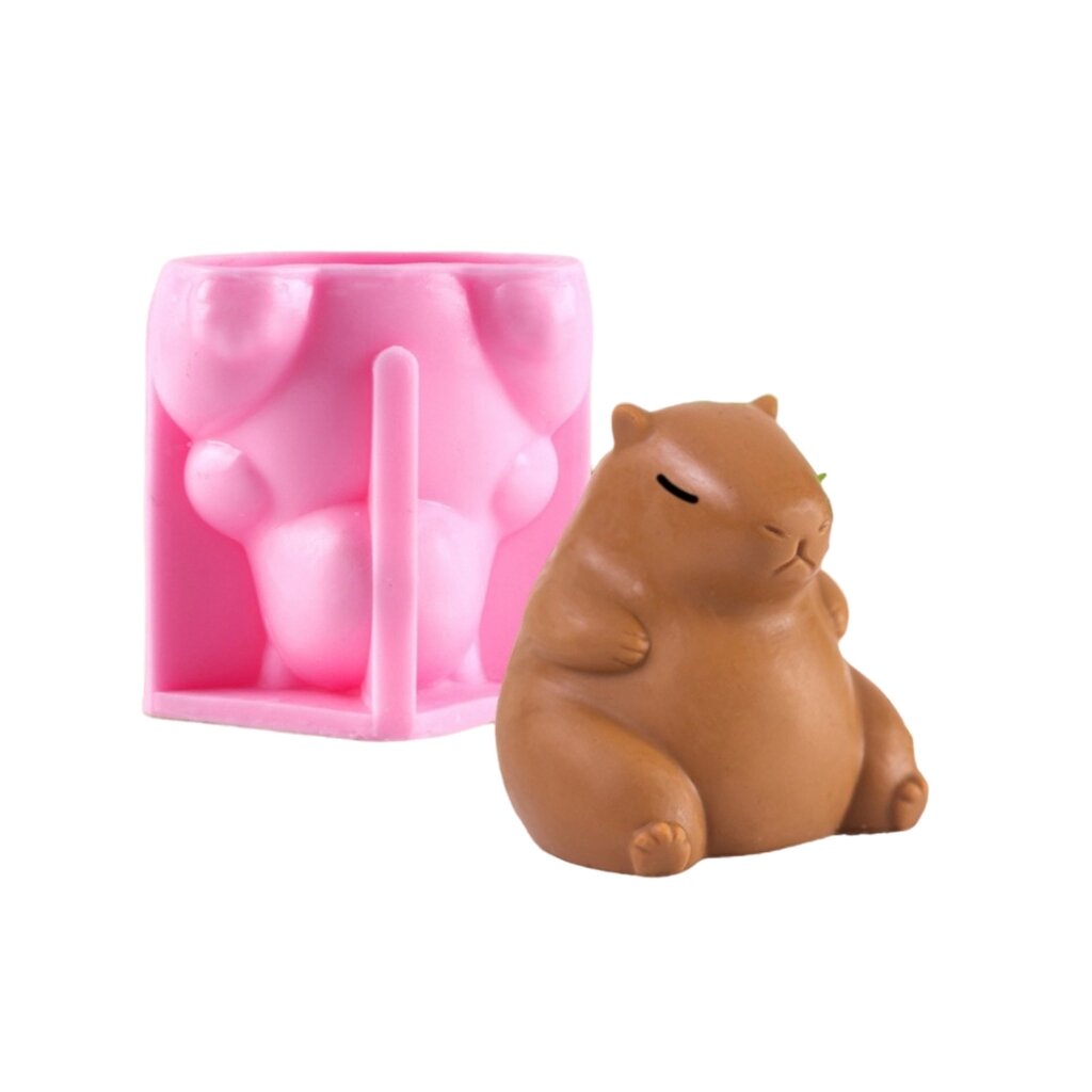 Силиконовая форма 3D капибара для выпечки и десертов