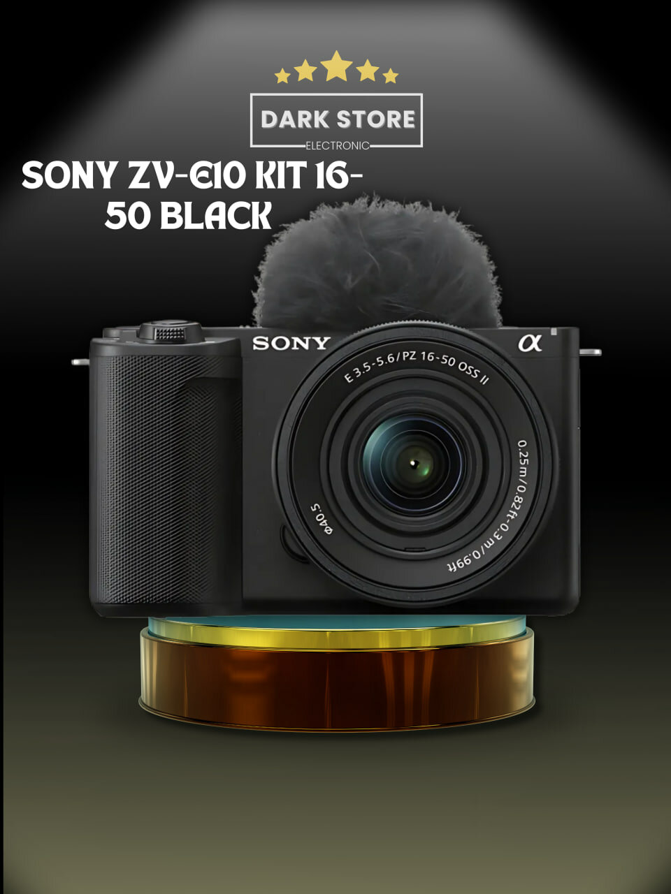 Фотоаппарат SONY ZV-E10 KIT 16-50 BLACK русский меню