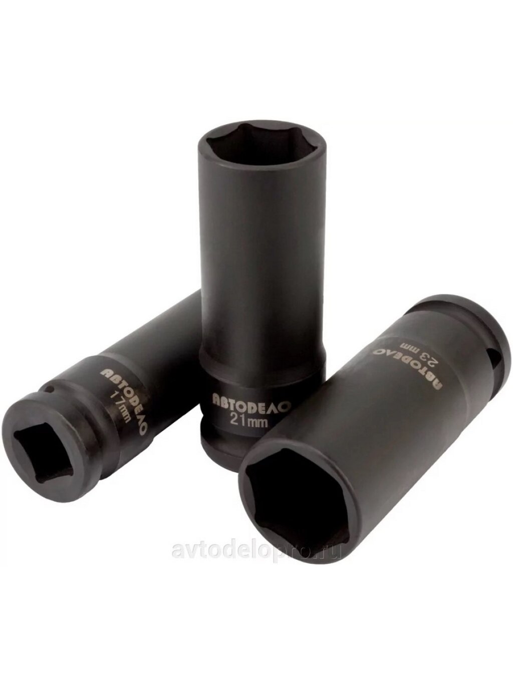 Головка торцевая ударная 1/2" (21) "АвтоDело" (L-78 мм, колесная, тонкостенная)