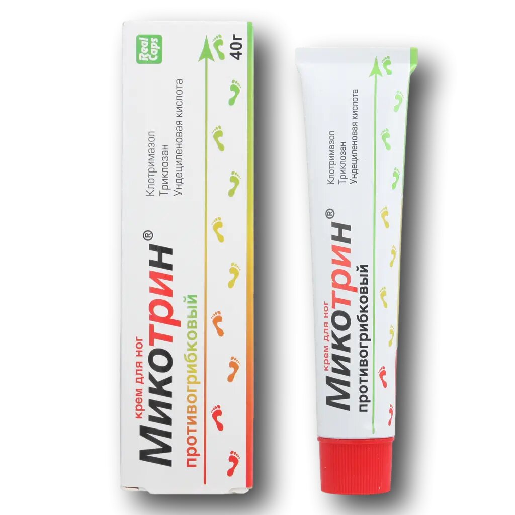 Микотрин крем для ног 40 мл 1 шт