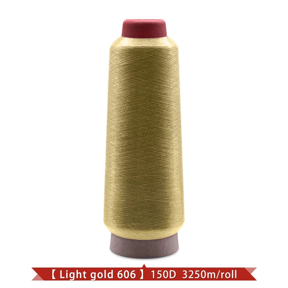 DMC Металлическая нить для вышивки Light gold 606