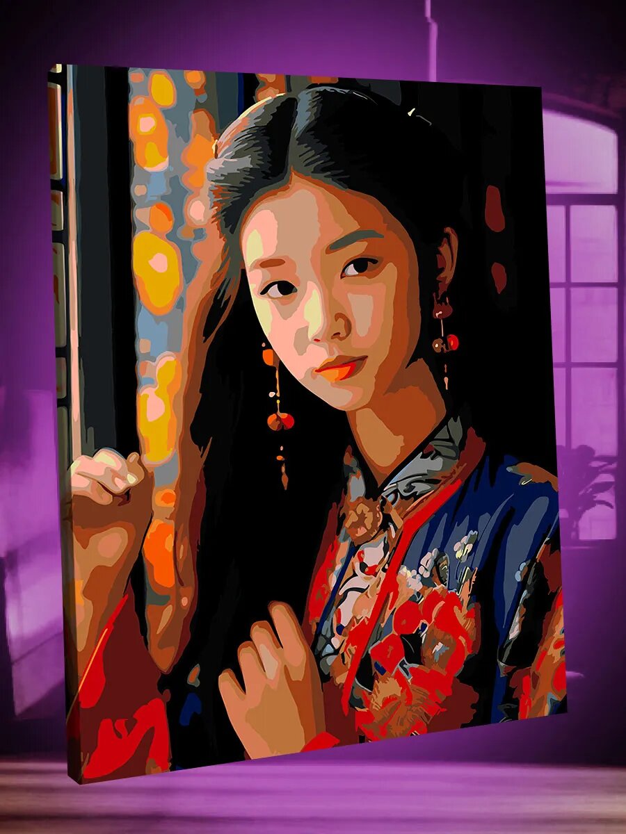 Картина по номерам Гейша