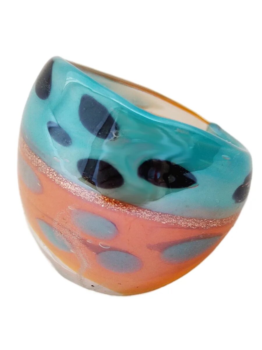 Кольцо, муранское стекло