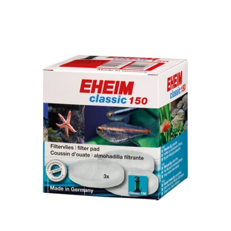 EHEIM Classic 150, фильтр-пады 3шт, голубой
