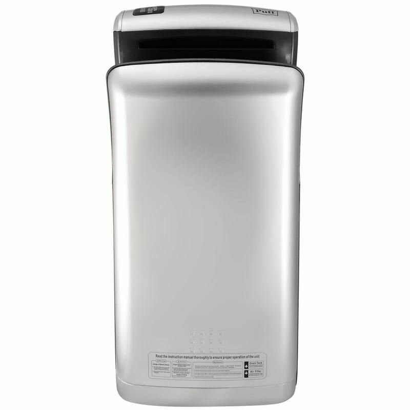 Сушилка для рук электрическая Puff-8870C сенсорная серебристая