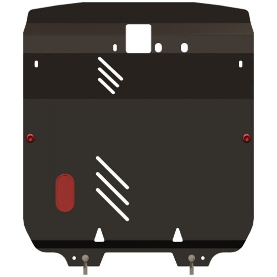 Защита картера и КПП Sheriff для HYUNDAI Santa Fe (2006-2012) CM, сталь 2мм