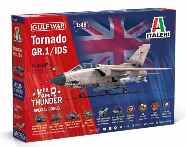 35107 Italeri Самолет TORNADO GR.1/IDS (+Бонус War Thunder) 1/48