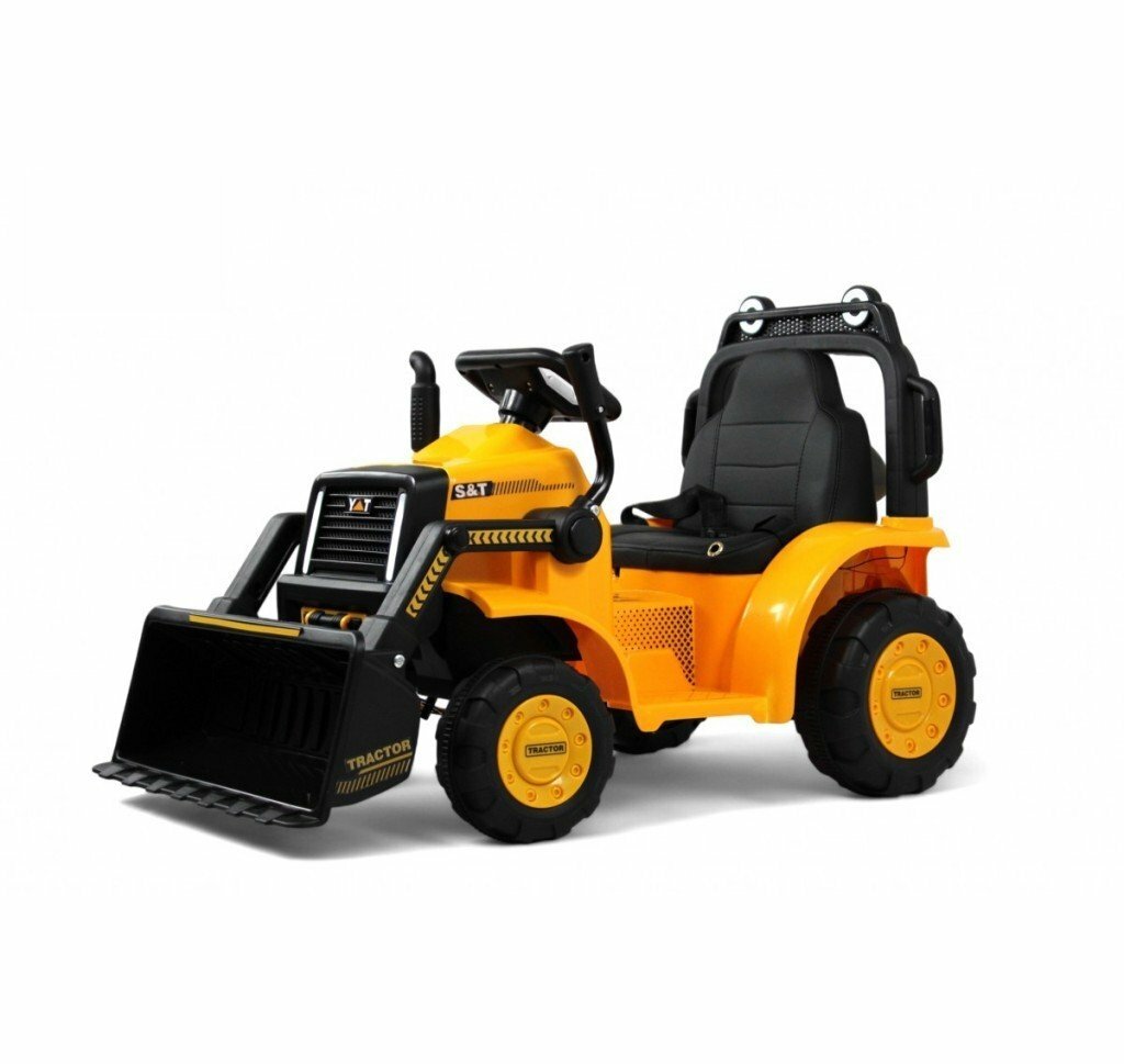 Электромобиль C004MC RiverToys, желтый, пульт управления Bluetooth