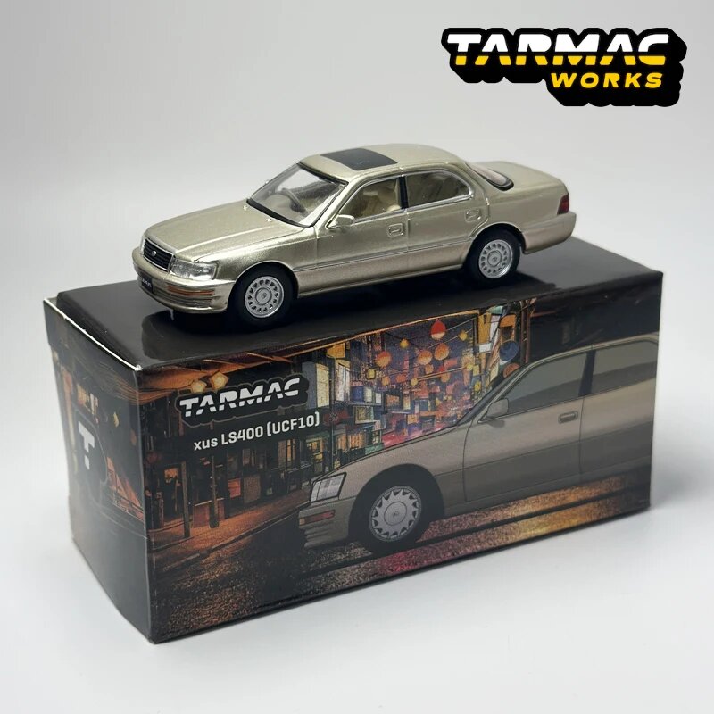 Модель автомобиля Tarmac Works 1:64 TW LS400 Champagne Beige