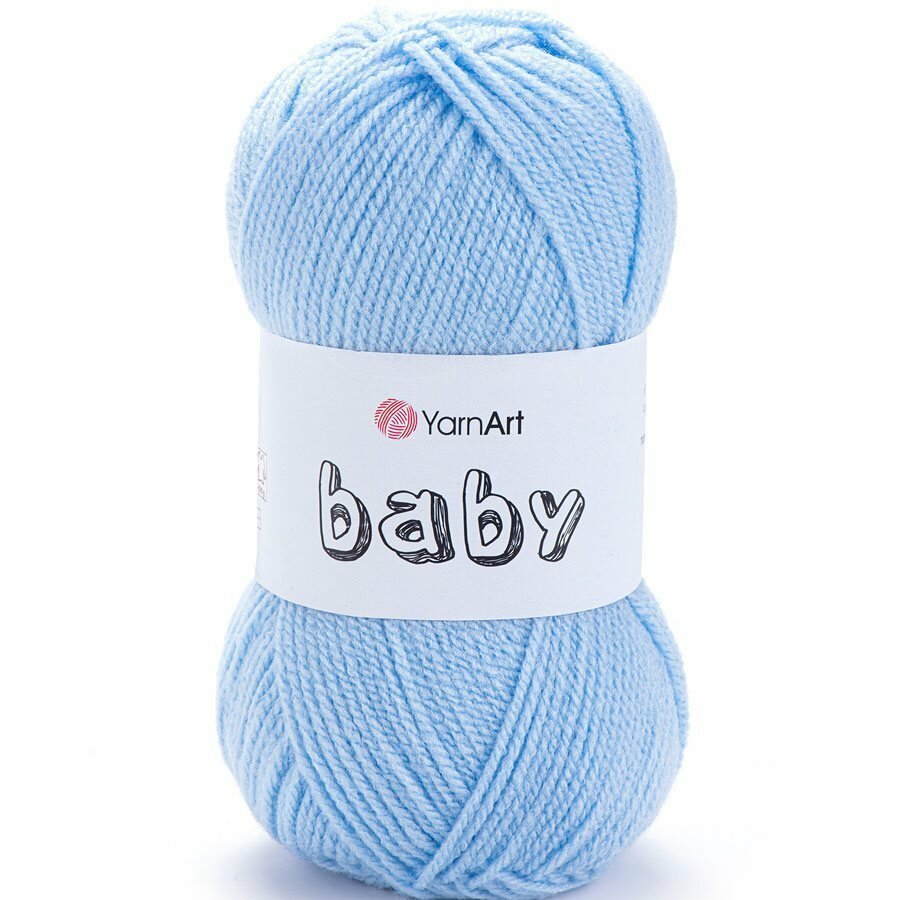 Пряжа Yarnart BABY 215 голубой (5 мотков)