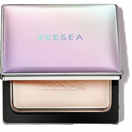 ZEESEA Пудра компактная Refreshing silky powder тон BC01 Ivory / слоновая кость, 8 г