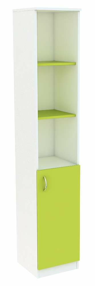Офисный шкаф узкий открытый в аптечный кабинет серии лайм Ш-44