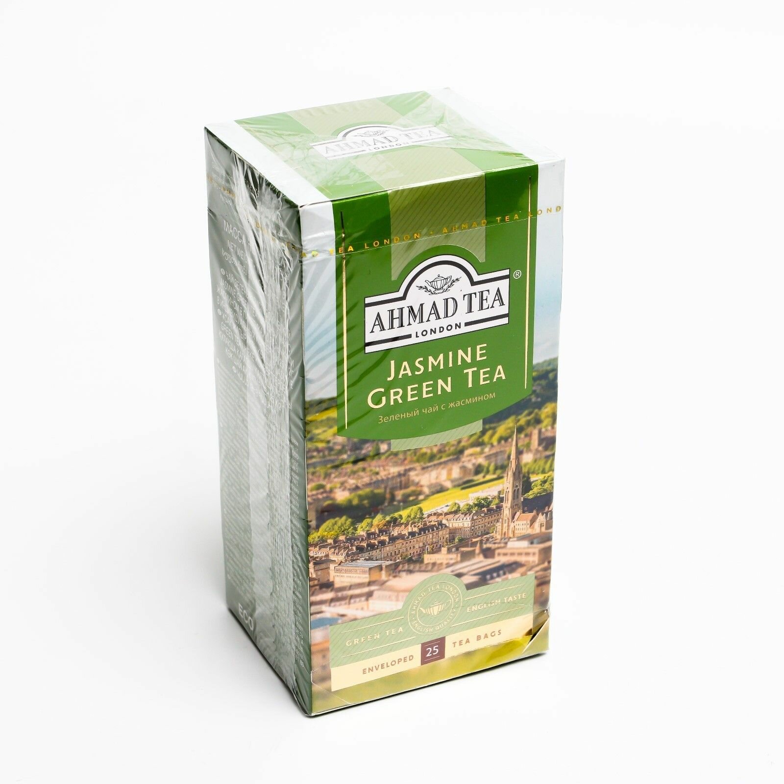 Ahmad Tea Чай в пакетиках, зеленый, с жасмином,25 пакетиков