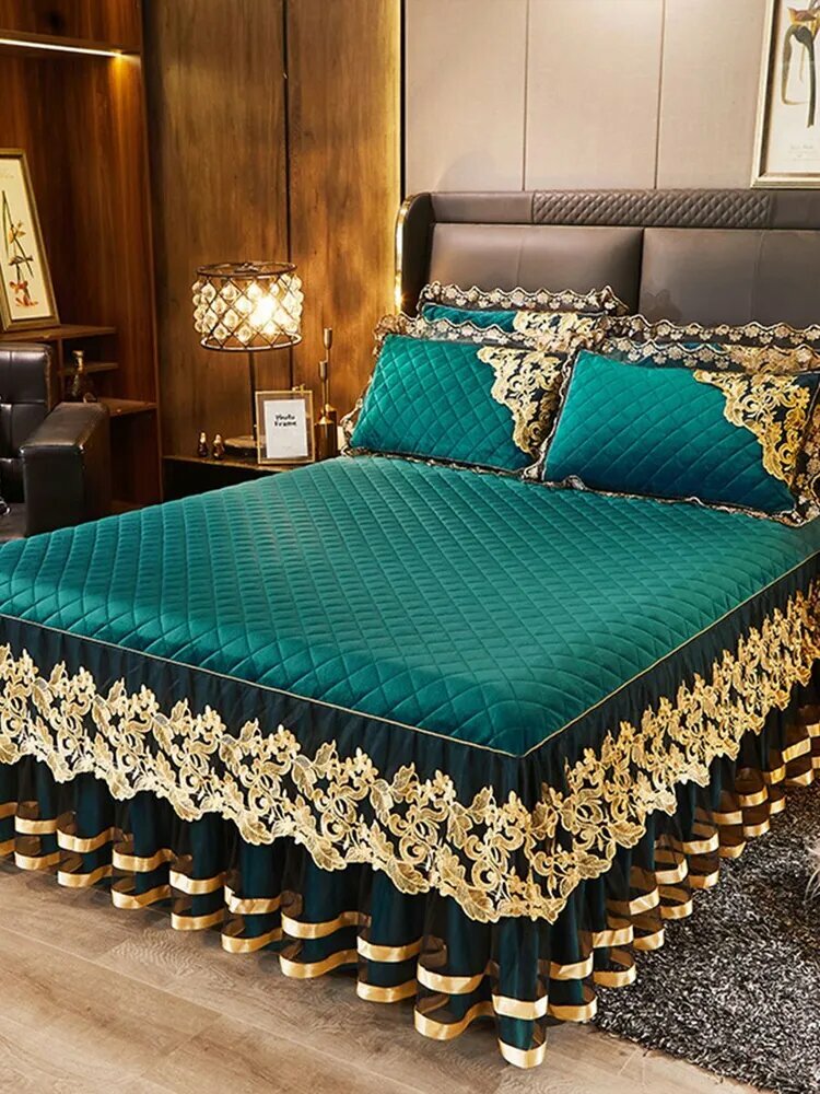 AiWinsure Покрывало с наволочками Velvet bedspreads, Бархат с размерами: 200 см х 150 см