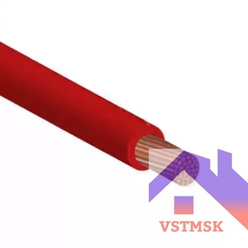 Провод пугвнг-ls (ПВ-3), 1х16мм2, 5 метров, Красный