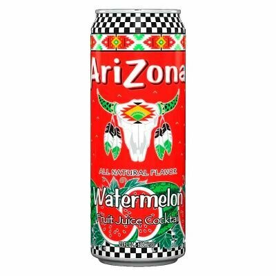 Напиток сокосодержащий AriZona Watermelon Fruit Juice Cocktail 680мл (США)