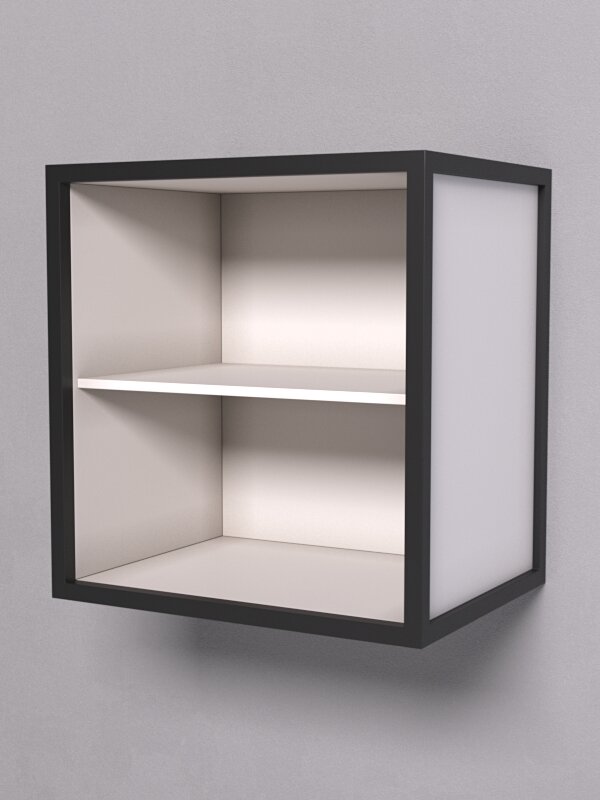 Антресоль глубокая А-02 "стронг" в стиле лофт, Белый. Производитель товара - компания Westcom.