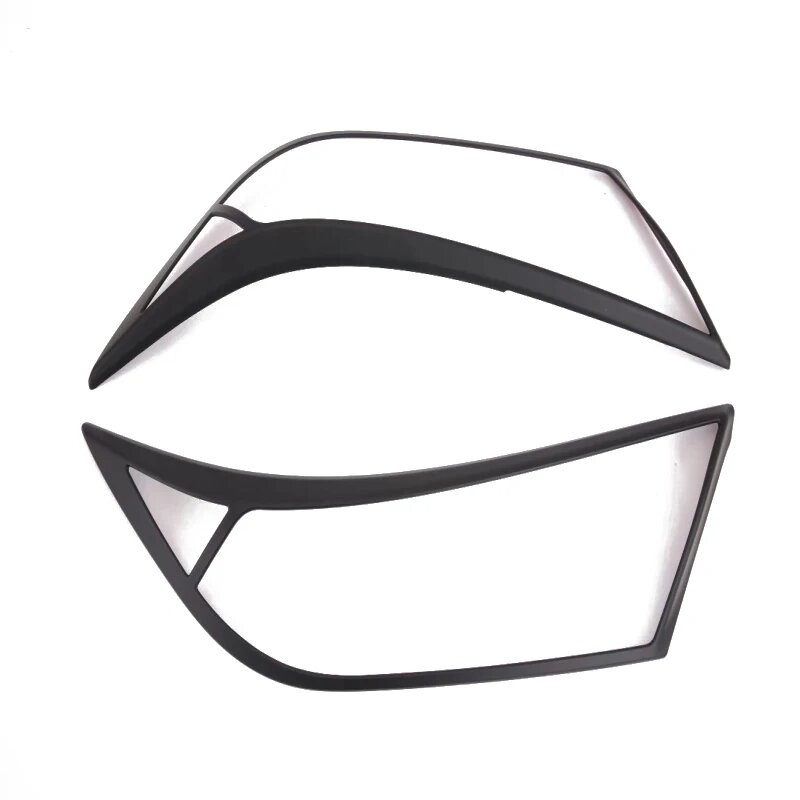 Для Toyota RAV4 RAV 4 XA50 2019-2023 гибридная ABS черная декоративная рамка для фар передняя фара крышка для бровей внешняя наклейка ABS matte black