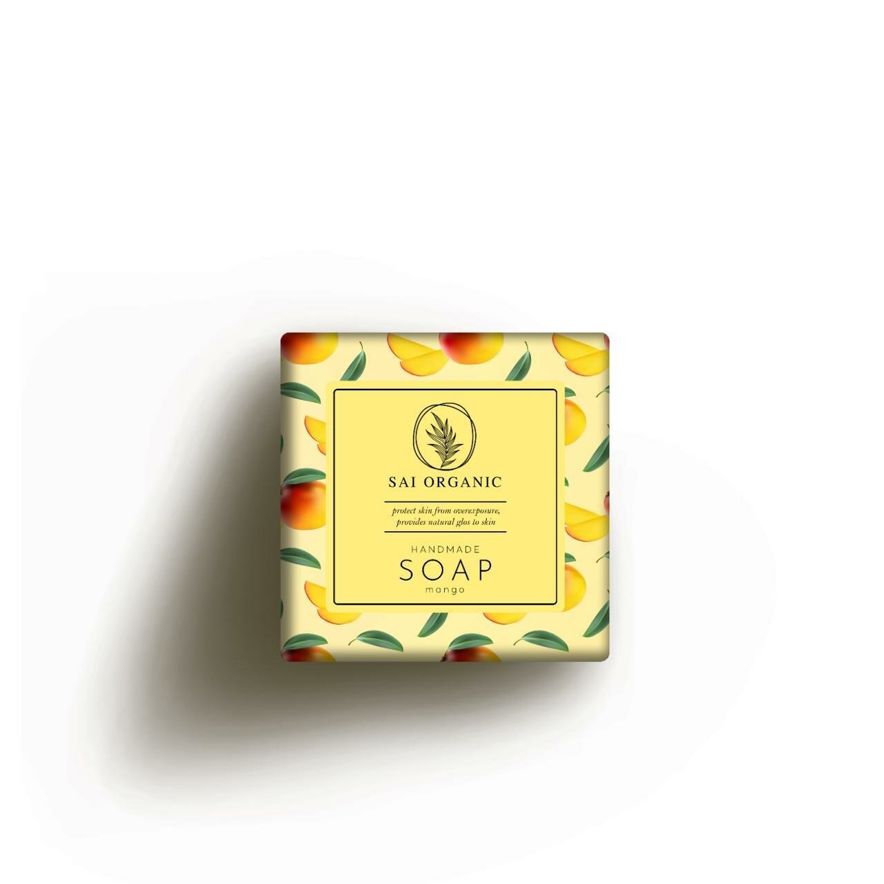 MANGO Handmade Soap, Sai Organic (манго мыло ручной работы, Саи Органик), 90 г.