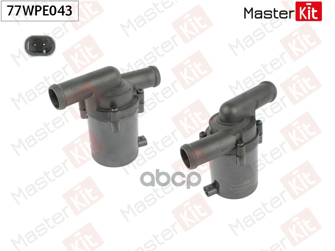 Насос водяной электрический Ford MONDEO IV (BA7)/Citroen C5 III (RD_) 2007 - 2015 MASTERKIT 77WPE043 MasterKit арт. 77WPE043